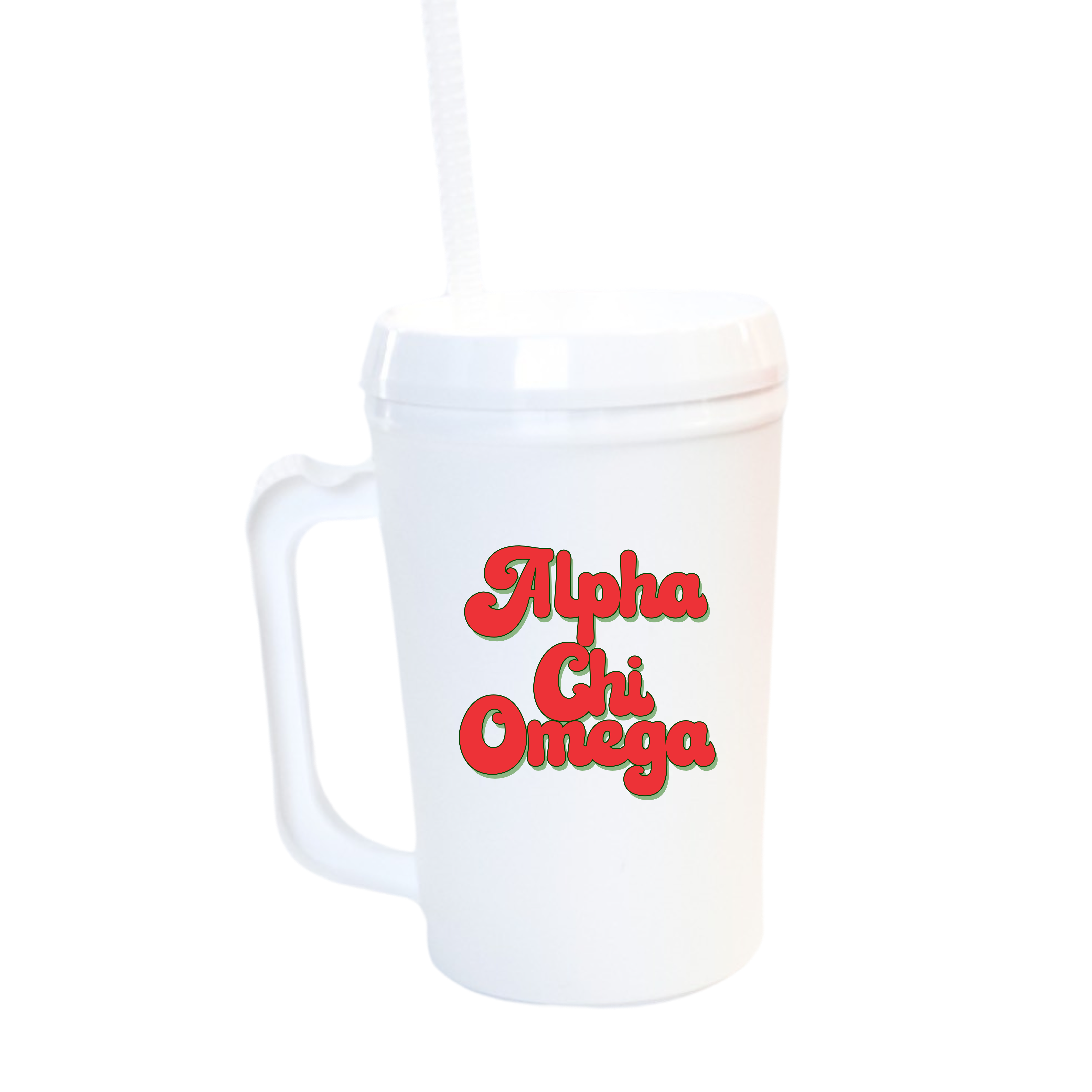 Alpha Chi Omega Legacy Mega Mug – Duo Studio Designs