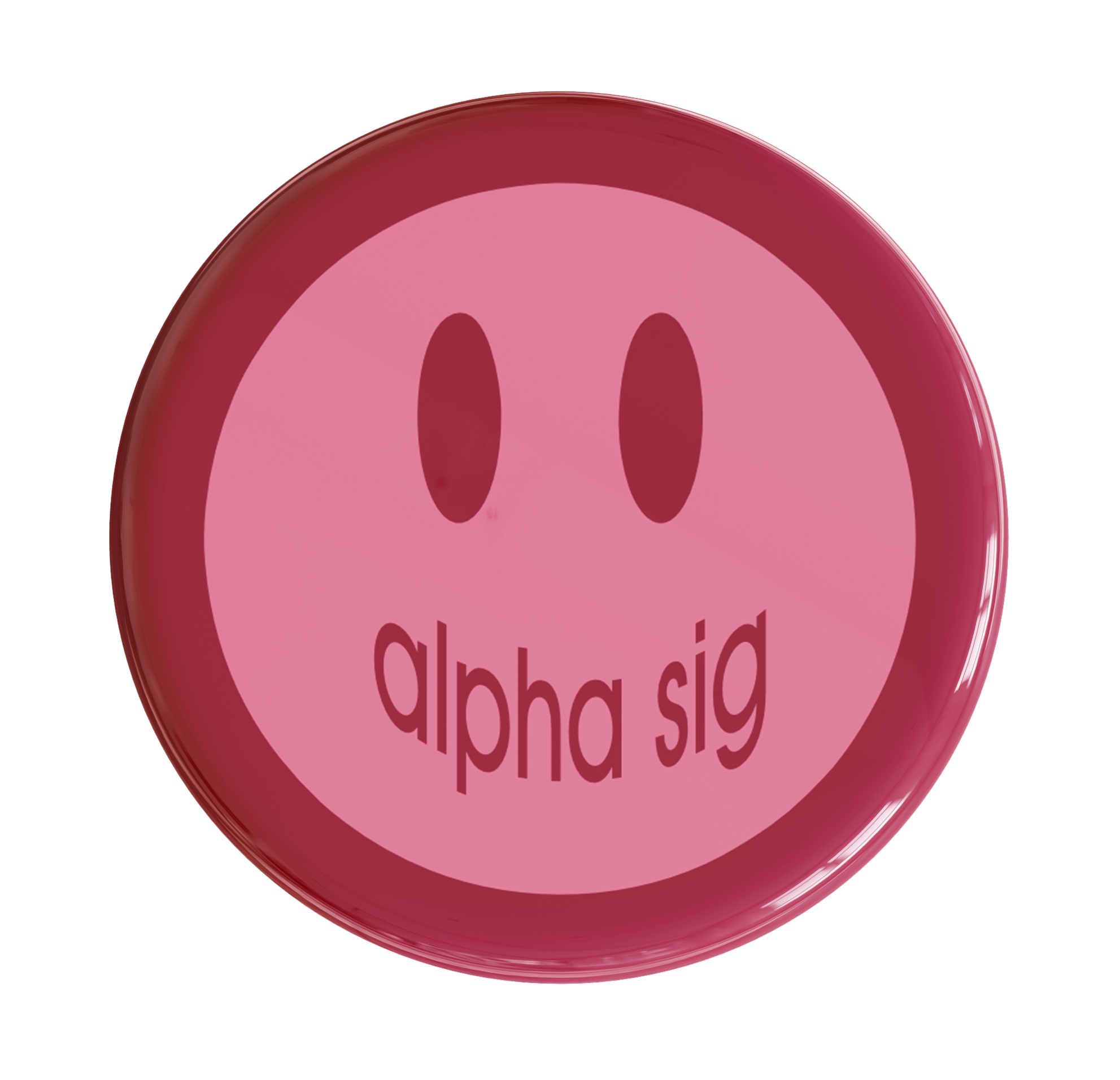 Alpha Sigma Alpha Smile Sorority Button – Duo Studio Designs