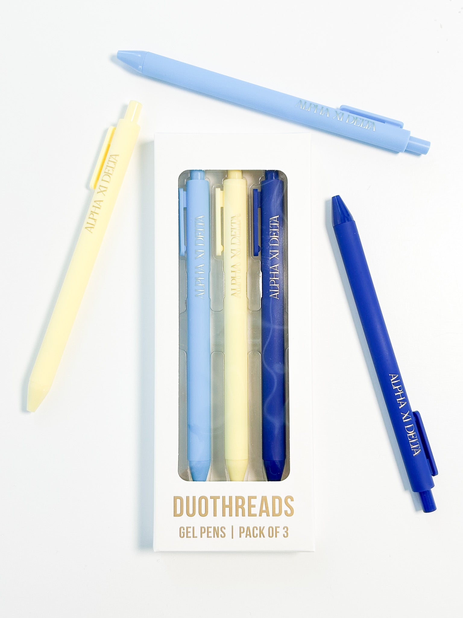 Alpha Xi Delta Lettered Luxe Sorority Pens – Duo Studio Designs
