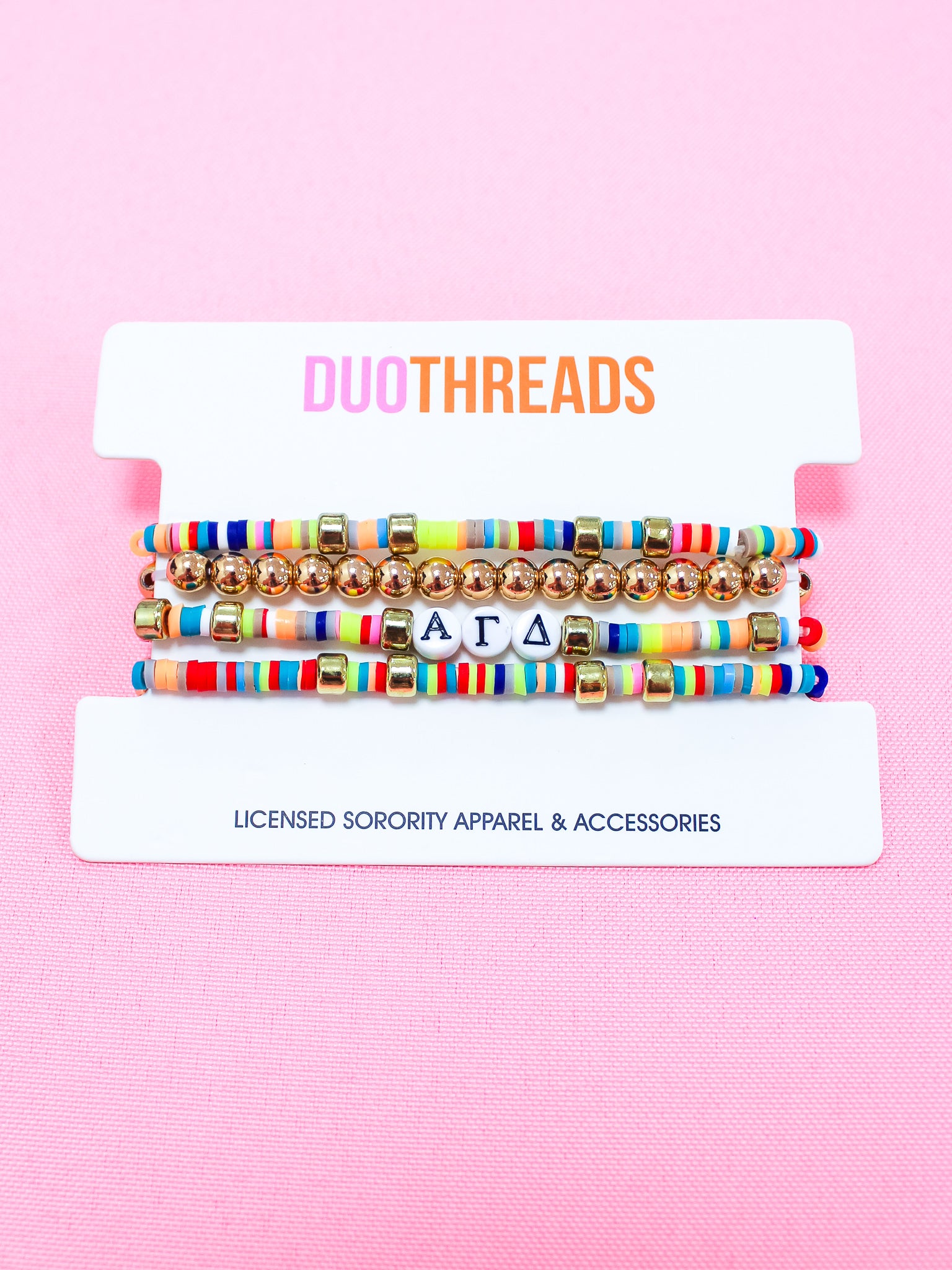 Miley Sorority Bracelet Stack – Duo Studio Designs