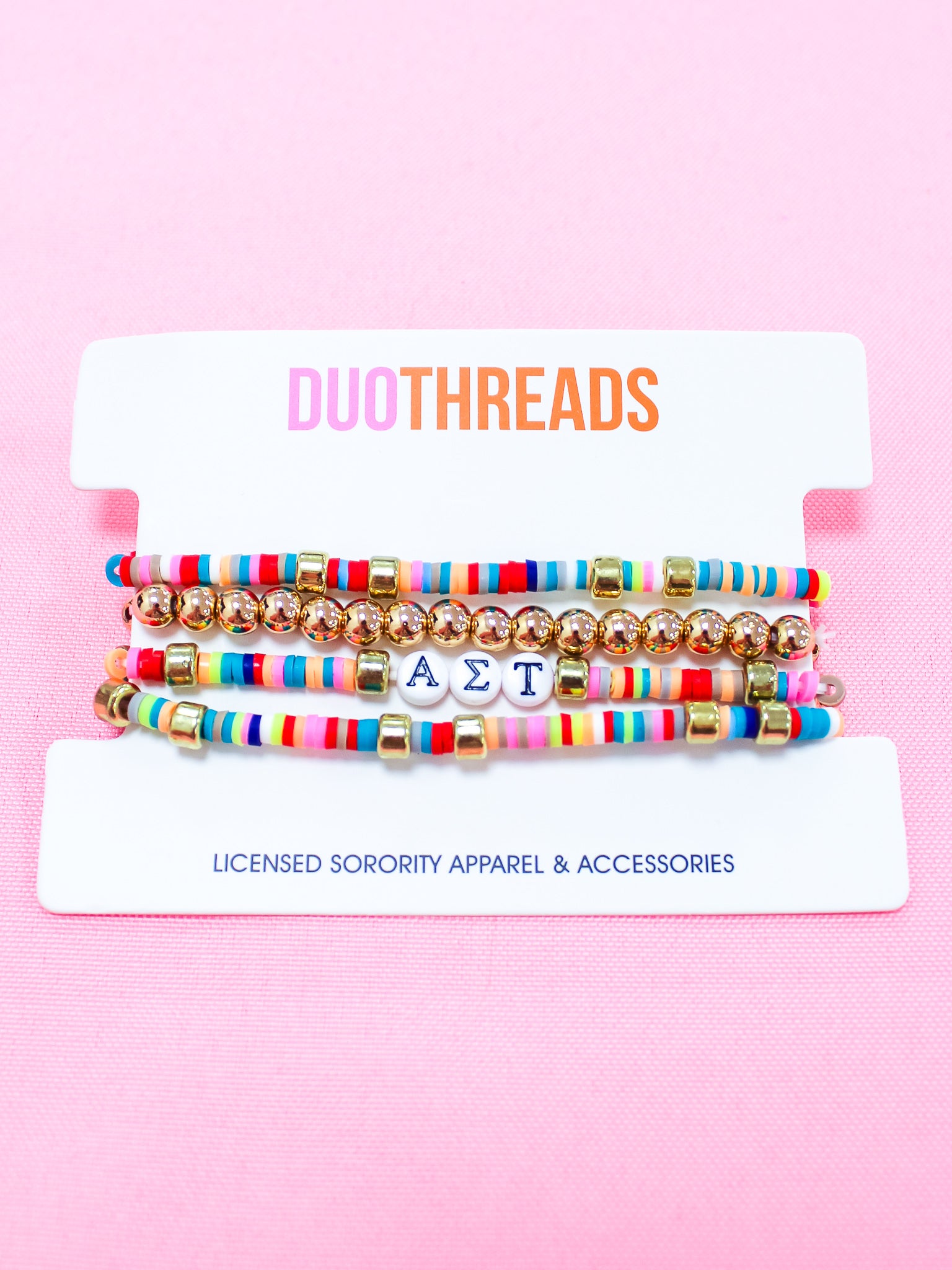 Miley Sorority Bracelet Stack – Duo Studio Designs