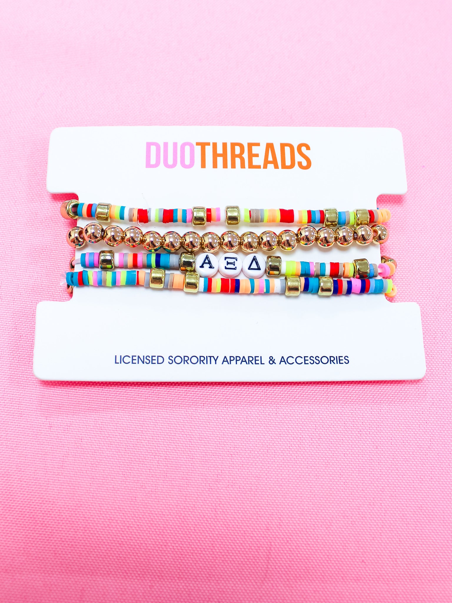 Miley Sorority Bracelet Stack – Duo Studio Designs