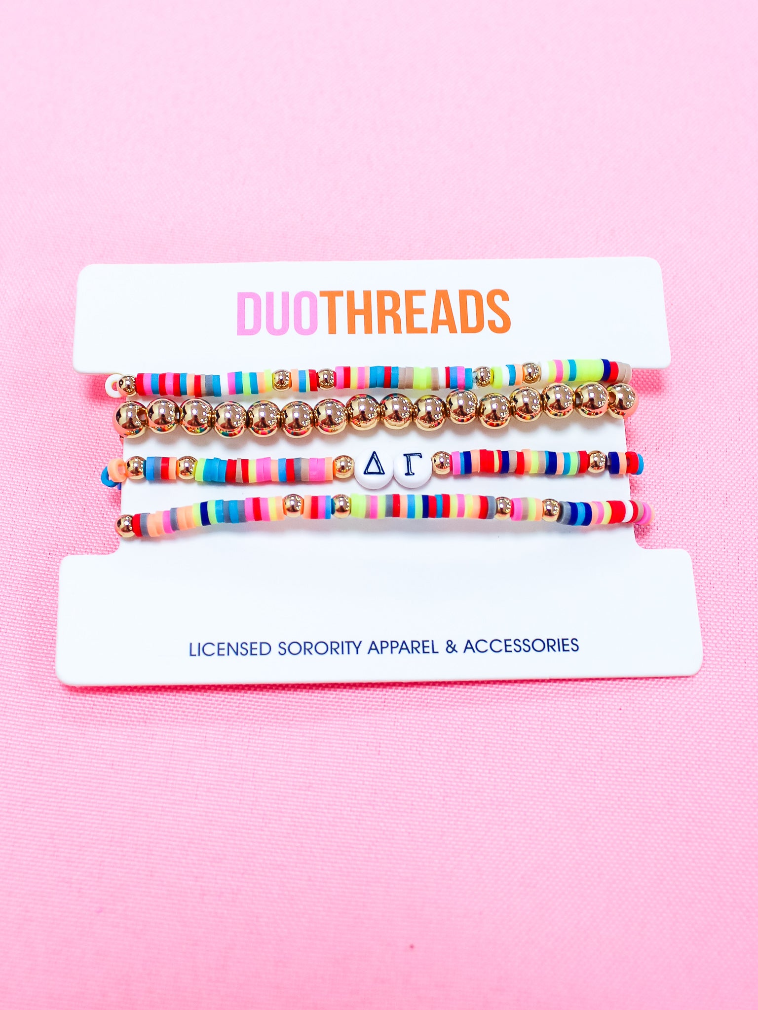 Miley Sorority Bracelet Stack – Duo Studio Designs