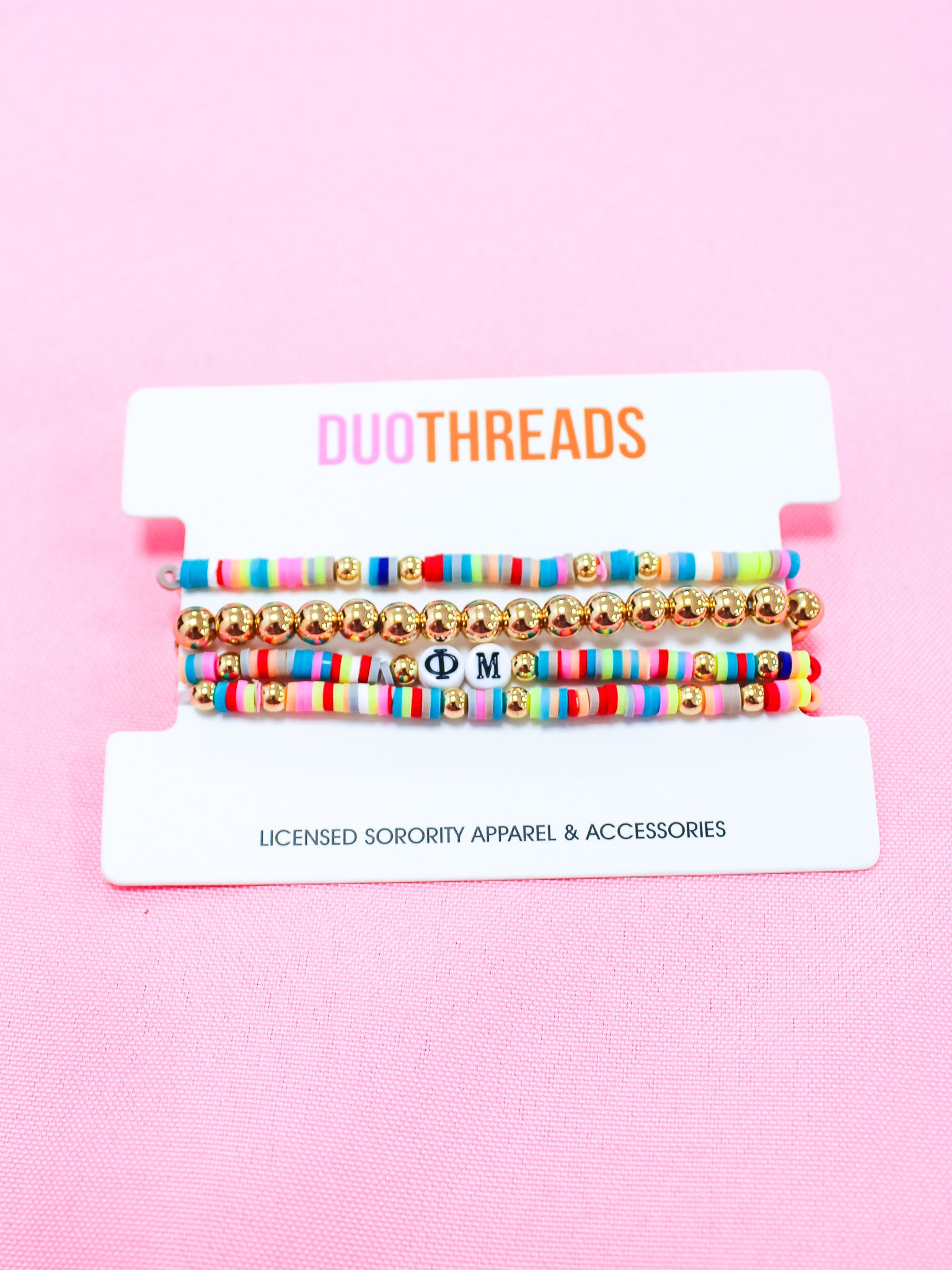 Miley Sorority Bracelet Stack – Duo Studio Designs