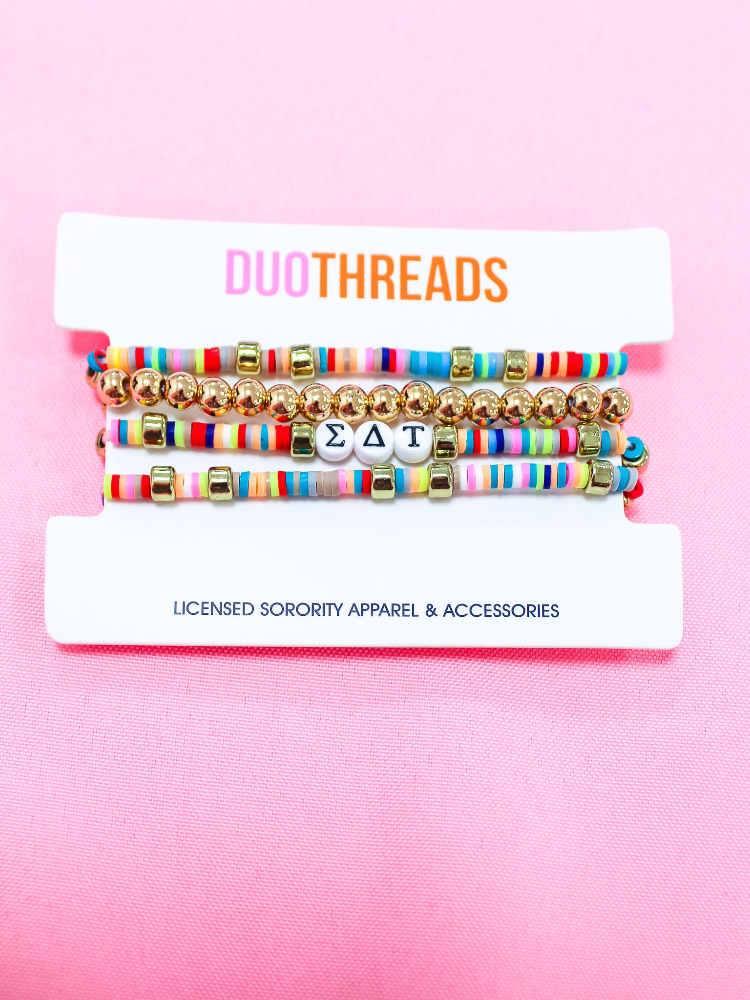 Miley Sorority Bracelet Stack – Duo Studio Designs