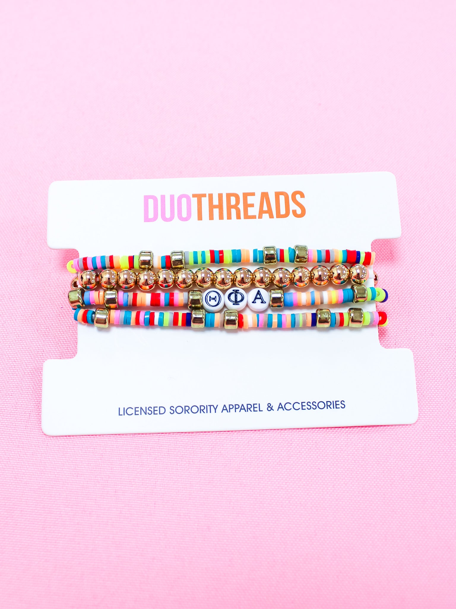 Miley Sorority Bracelet Stack – Duo Studio Designs