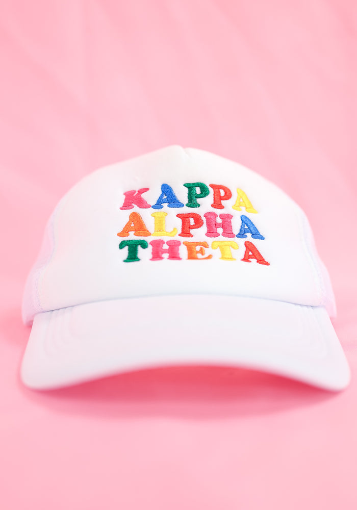 Kappa Alpha Theta Fun Times Trucker Hat – Duo Studio Designs