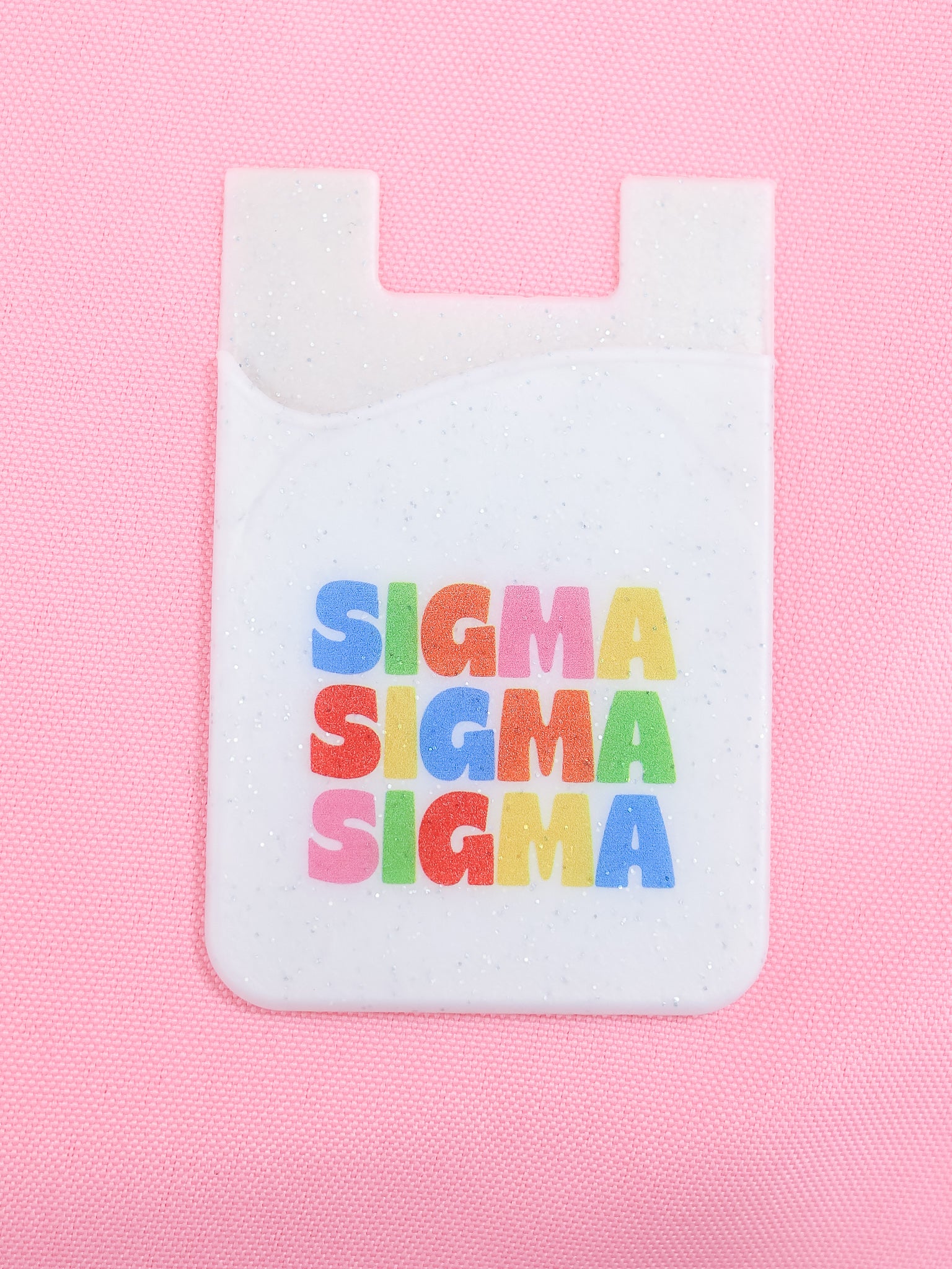 Sigma Sigma Sigma Shimmer Phone Wallet – Duo Studio Designs