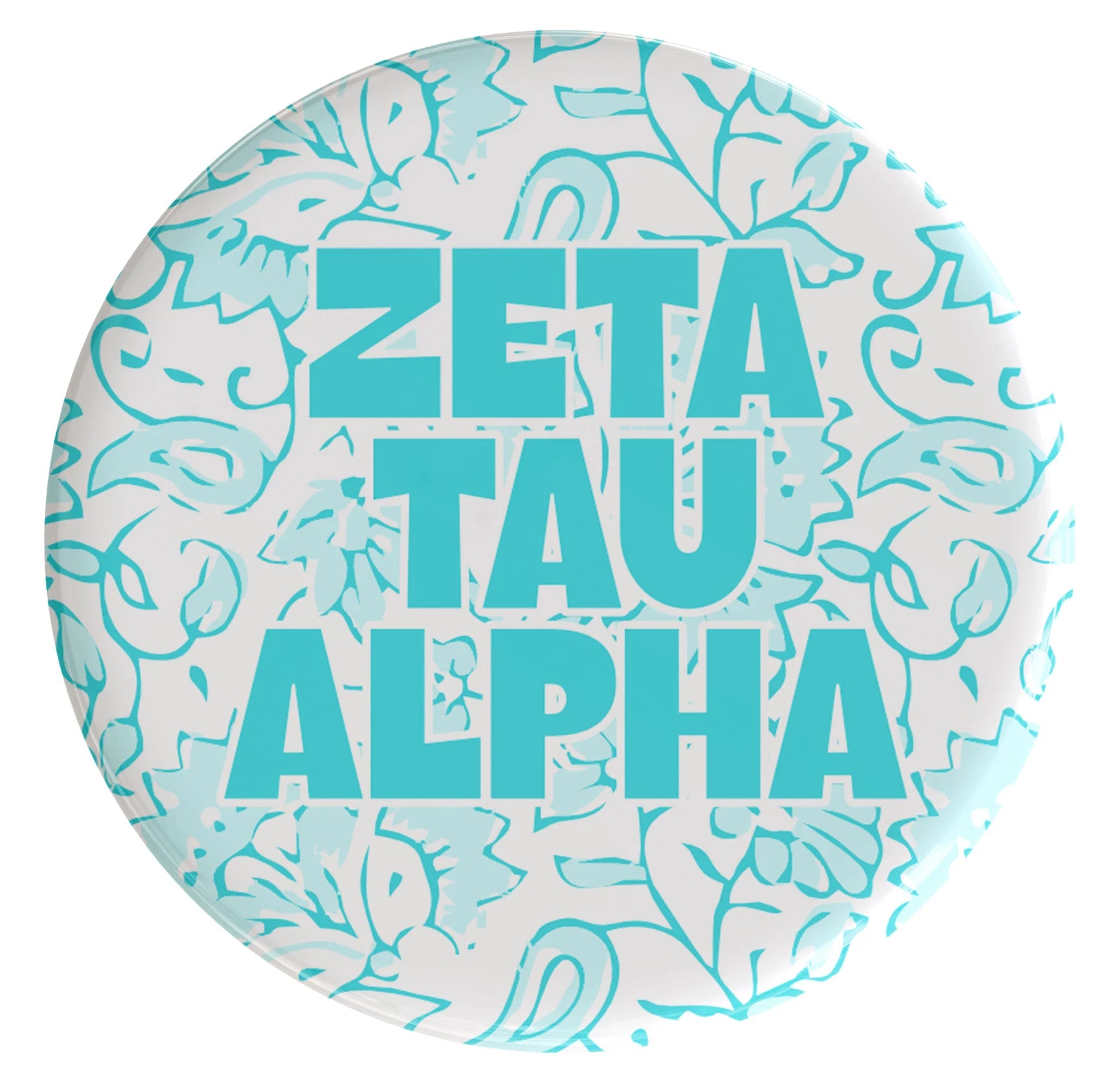 Zeta Tau Alpha Through The Vines Sorority Button – Duo Studio Designs