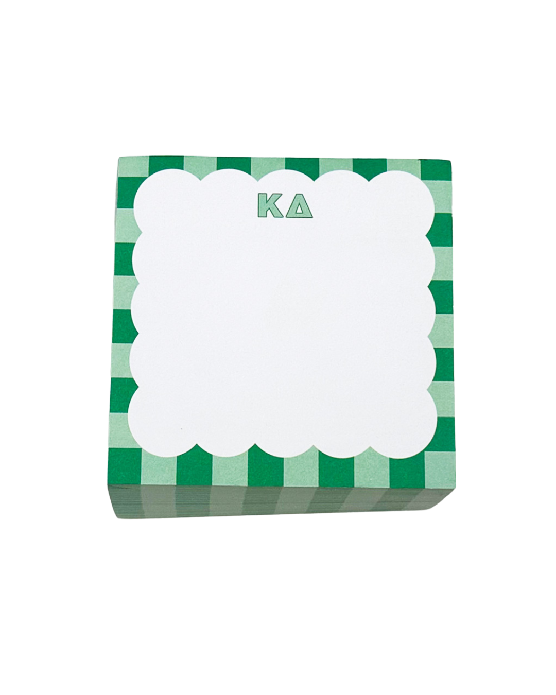 Kappa Delta Scallop Note Cube – 4x4 Sticky Note Block (500 Sheets ...