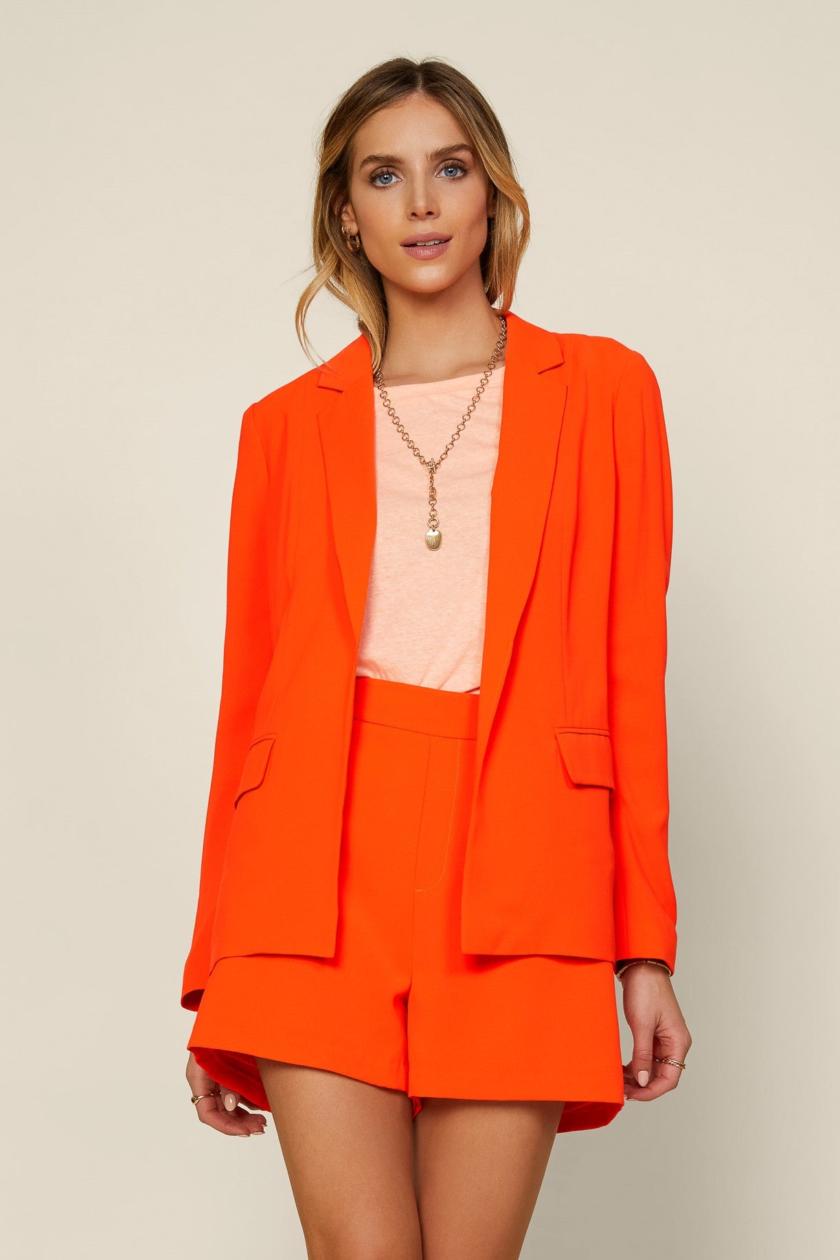 Queen of the Boardroom Blazer - Orange – Duo Studio Designs